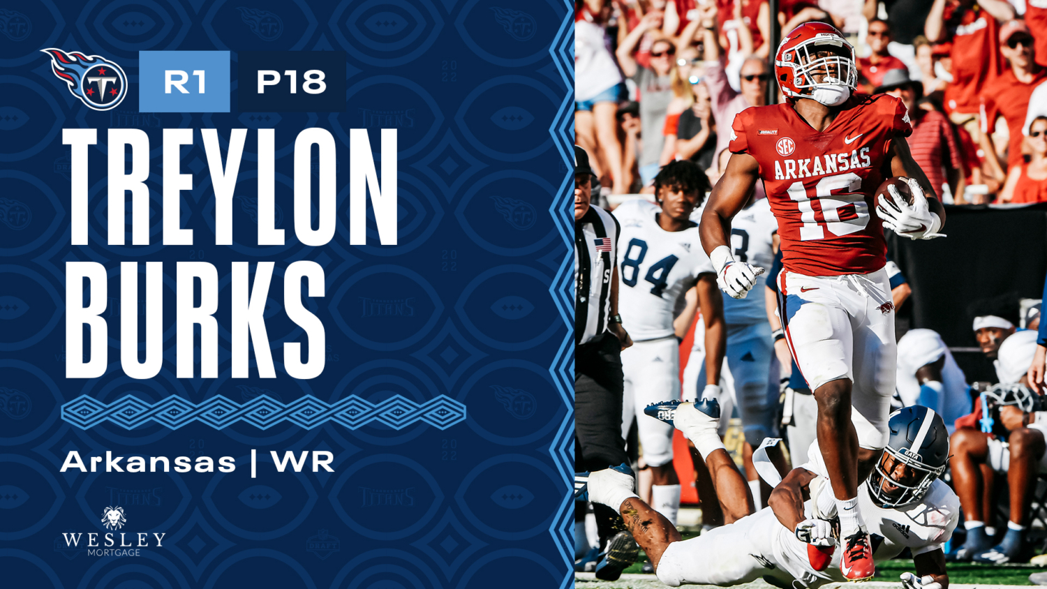 Titans Select Wide Receiver Treylon Burks, Trade AJ Brown To Eagles At ...